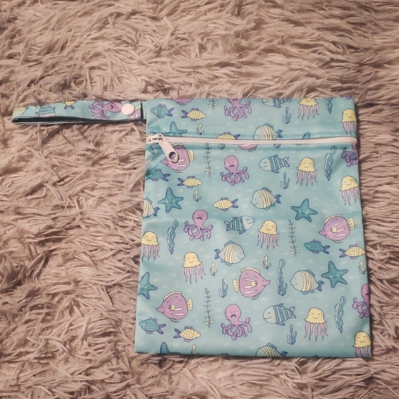 bou | Accessories | Aqua Marine Life Kids Wet Bag | Poshmark